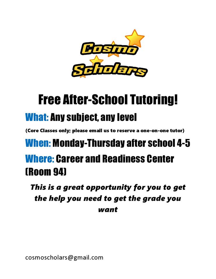 Free After-School Tutoring – Mount Pleasant High School