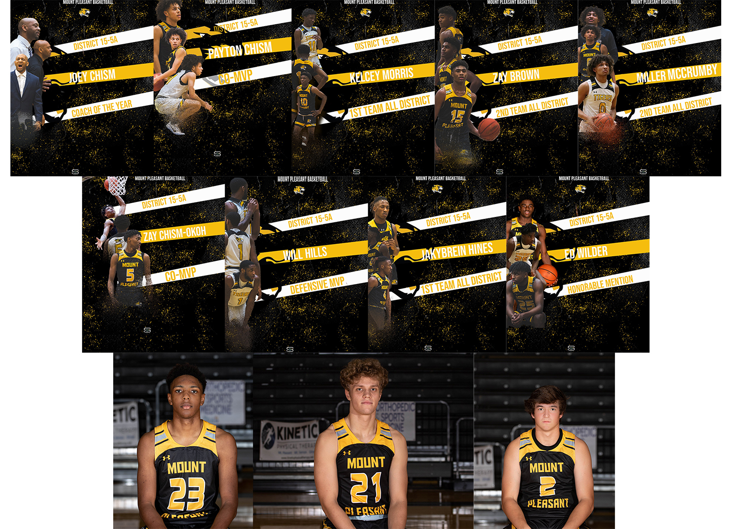 Tigers Receive All-District Honors – Mount Pleasant High School