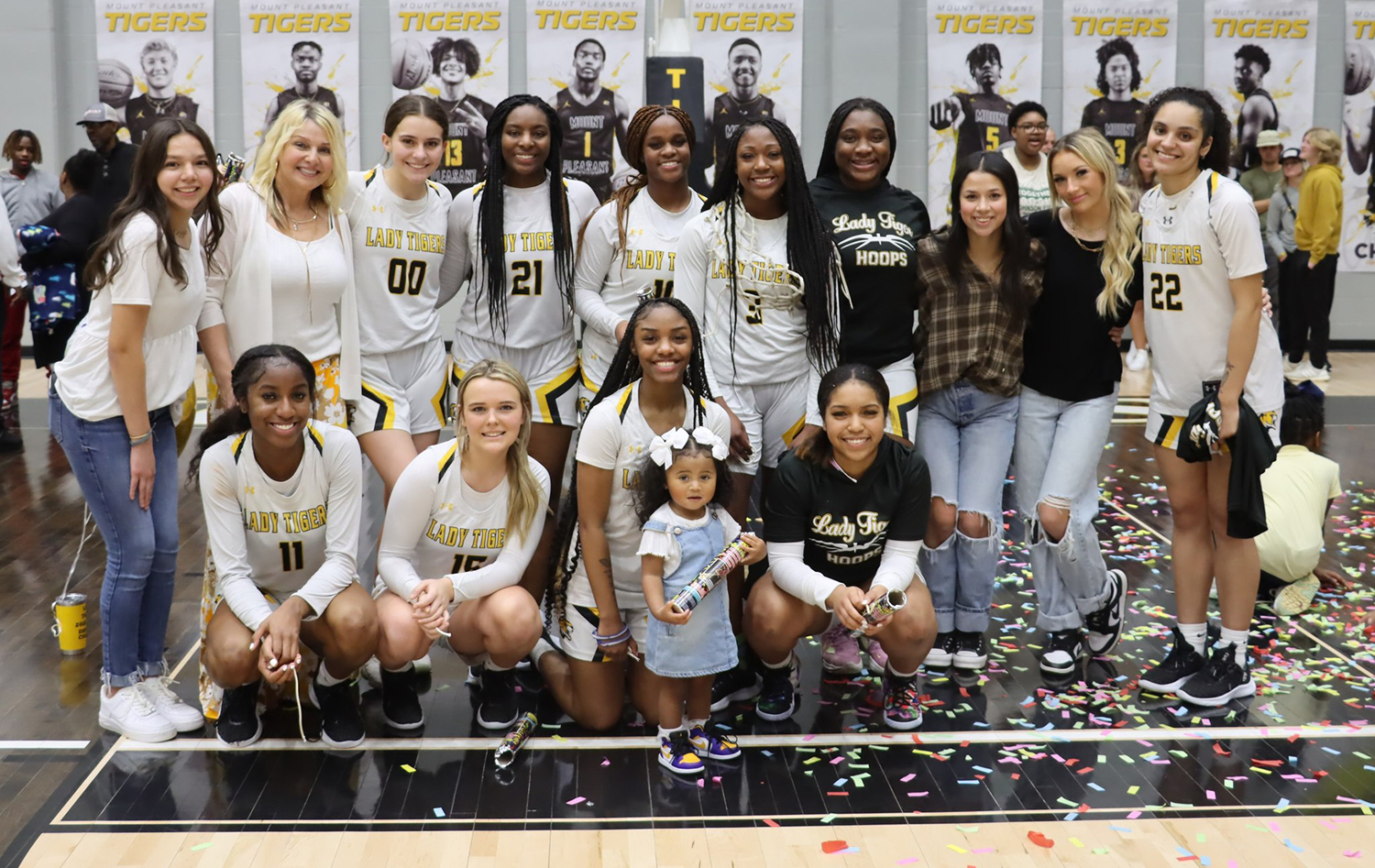 Lady Tigers UNDEFEATED District Champs – Mount Pleasant High School