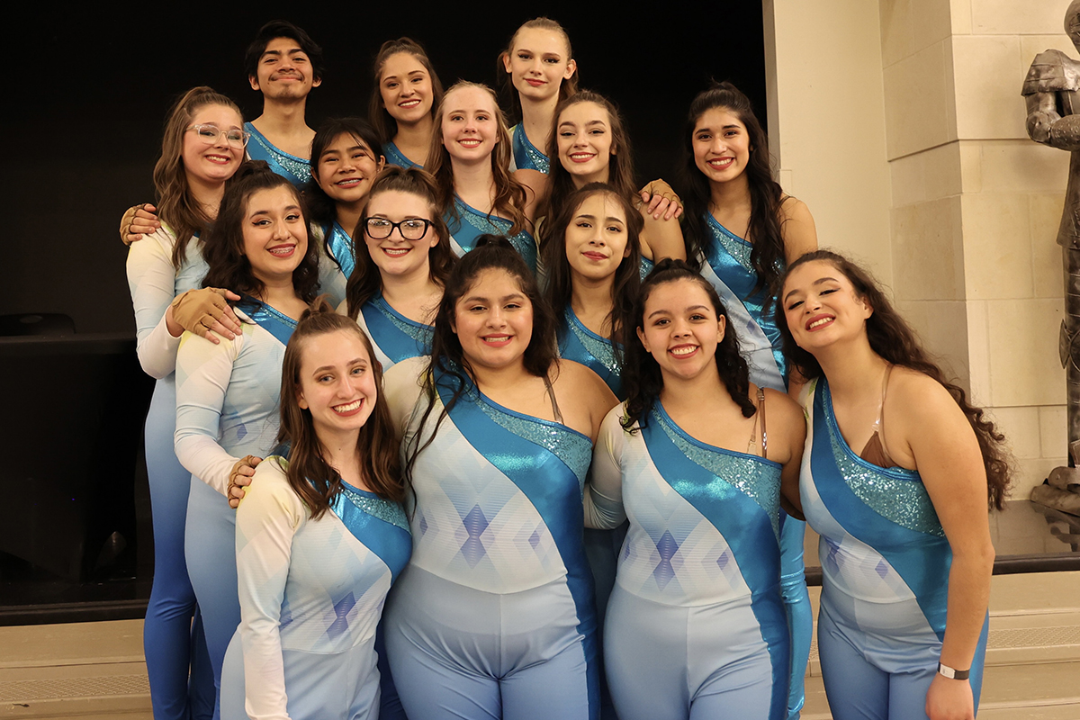 Mount Pleasant ISD Winter Guards Open Competition Season in Frisco – Mount Pleasant High School